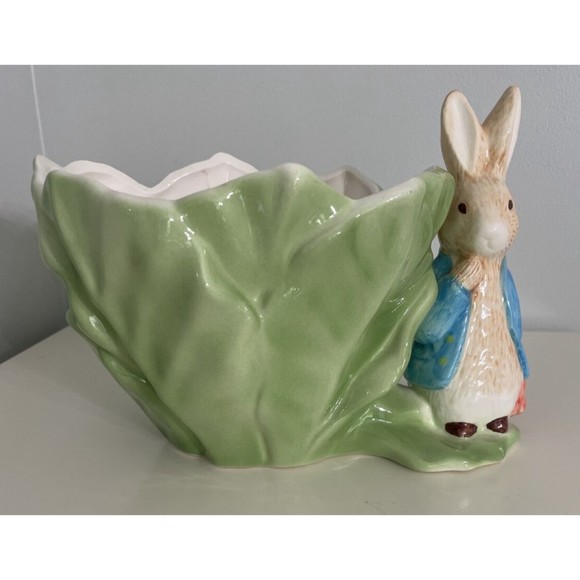 Beatrix Potter | Accents | Beatrix Potter Peter Rabbit Ceramic Planter ...